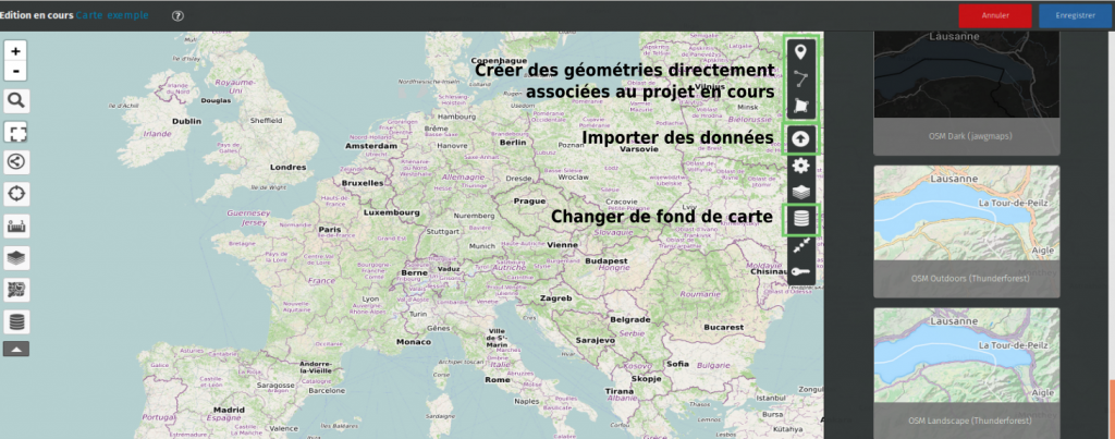 Cartes personnalisées - OpenStreetMap France